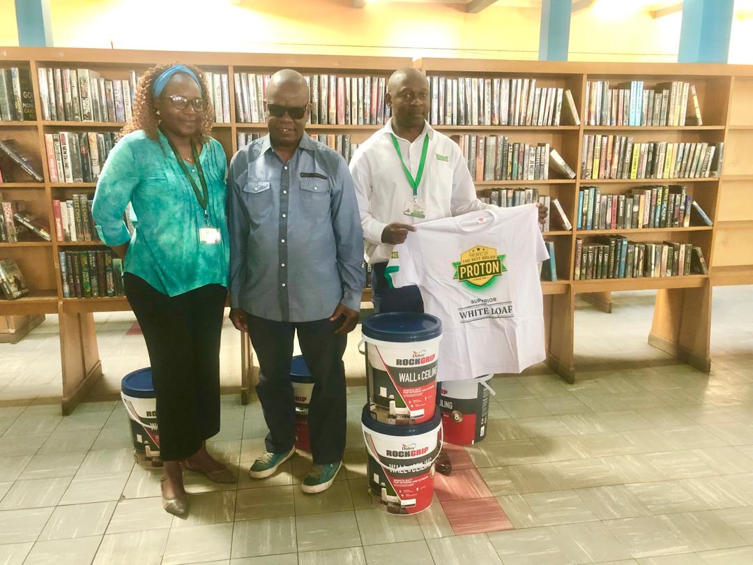 Proton Bakers donates paint to facelift Byo Public Library - CITEZW